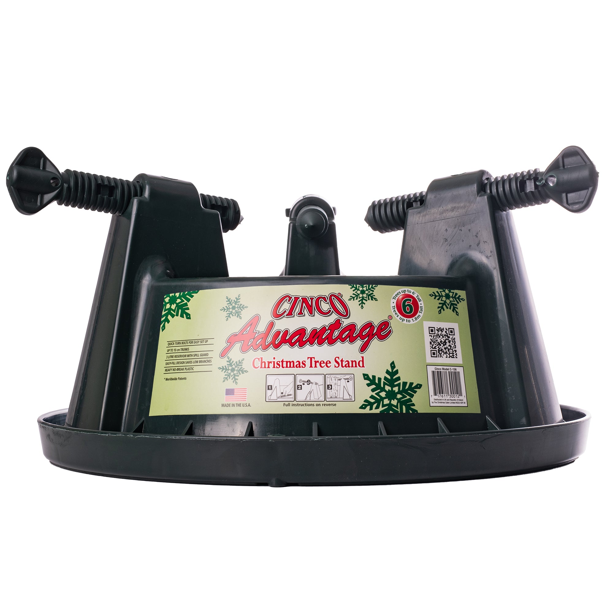 Cinco Advantage Christmas Tree Stand | Cut Tree Stand – Gardeners Dream