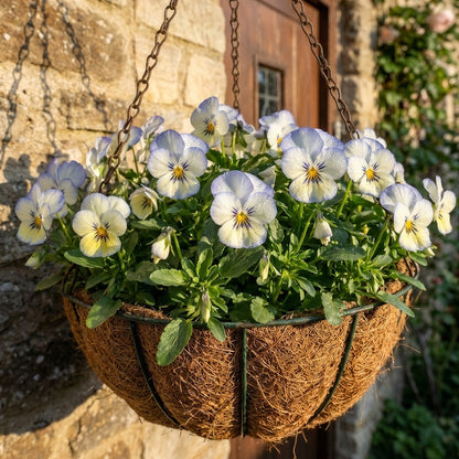 Winter Flowering Viola Blue Picotee | Horned Violet – Gardeners Dream