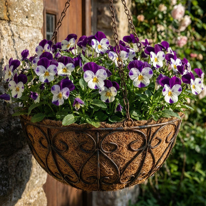 Winter Flowering Viola White & Purple | Horned Violet – Gardeners Dream