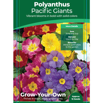 Polyanthus Pacific Giants F1 | Grow Your Own | Free UK Delivery ...