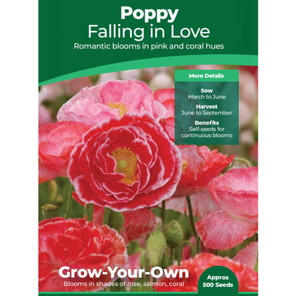 Poppy Falling In Love | Grow Your Own | Free UK Delivery – Gardeners Dream