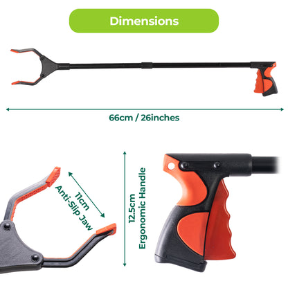 Foldable Litter Picker | Litter Reaching Tool – Gardeners Dream