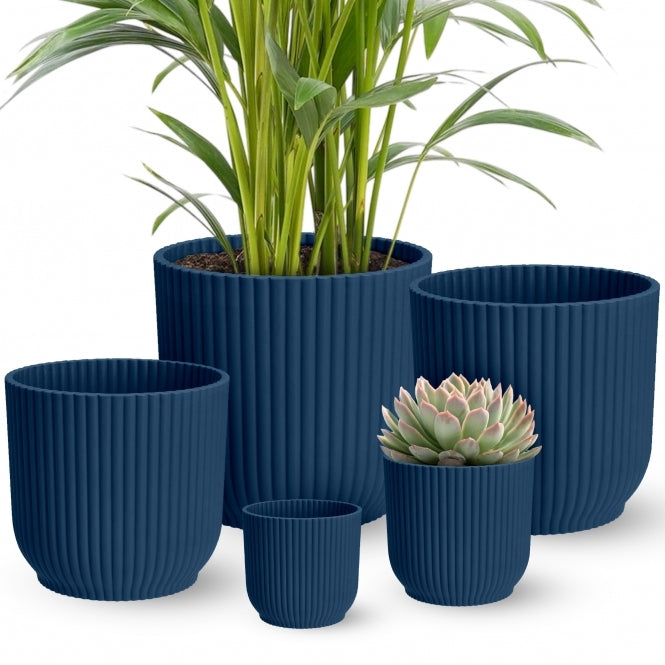 Blue Elho Vibes Pot | Indoor Plant Pot – Gardeners Dream