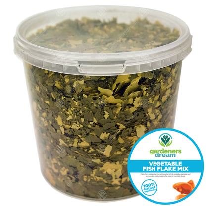 Gardeners Dream Vegetable Flake Mix (Tubs) | Fish Food