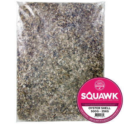SQUAWK Hen Sized Oyster Shell | Bird Food – Gardeners Dream