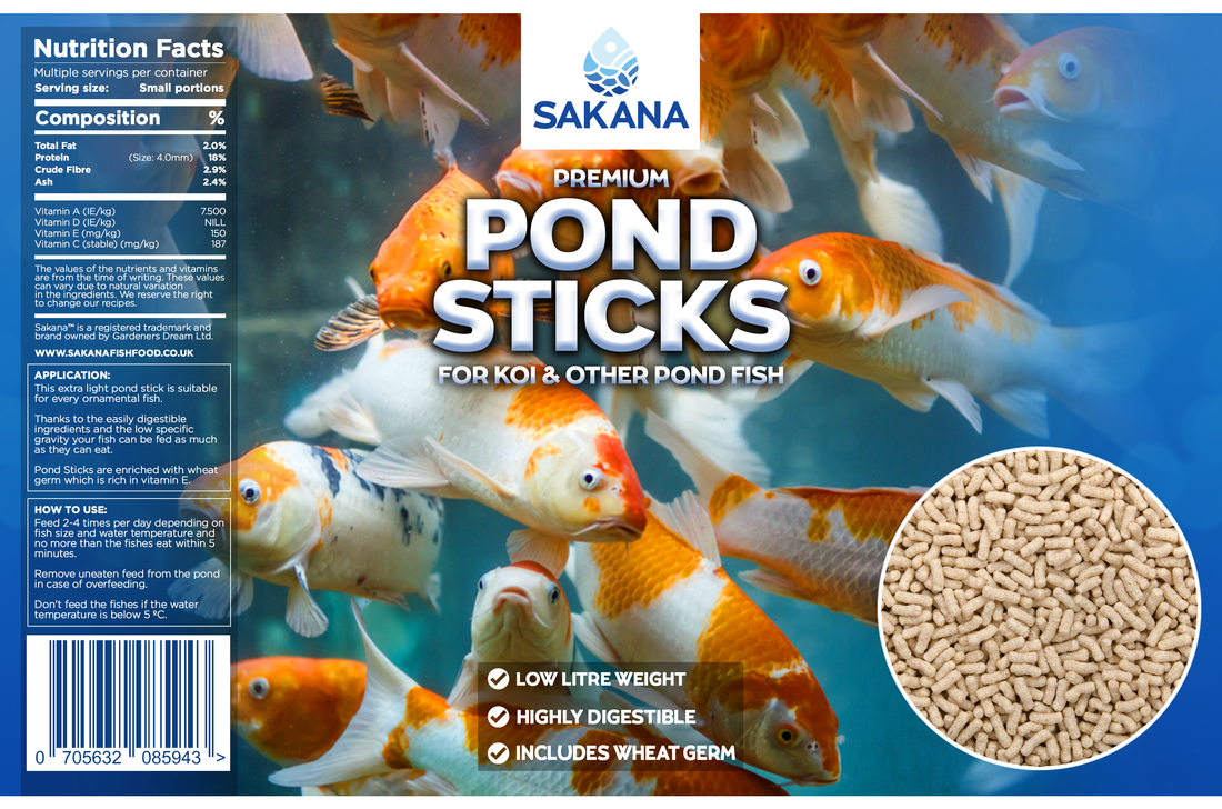 Sakana Pond Fish Sticks | Fish Food – Gardeners Dream
