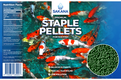 Sakana Koi Fish Pellets (Tubs) | Fish Food – Gardeners Dream